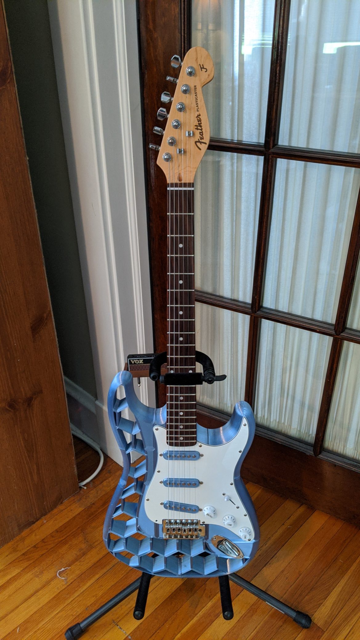 The Plasticaster: Story of my 3D Printed Guitar - The Handy Maker